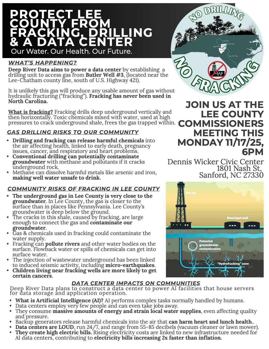 Lee County Information — Haw River Assembly